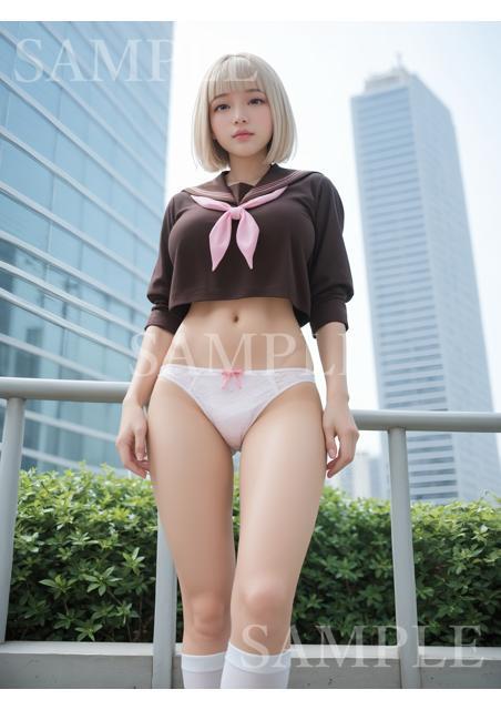 Yahoo!オークション - A1254 1点物 A4 AI美女 ポスター 光沢紙 イラス...