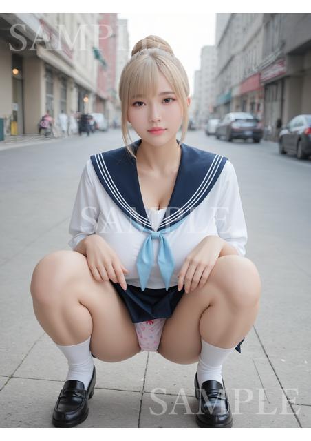 Yahoo!オークション - A1303 1点物 A4 AI美女 ポスター 光沢紙 イラス...