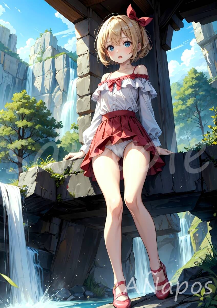 Yahoo!オークション - No.t1562 アニメ系オリジナル/イラスト/A4アート...