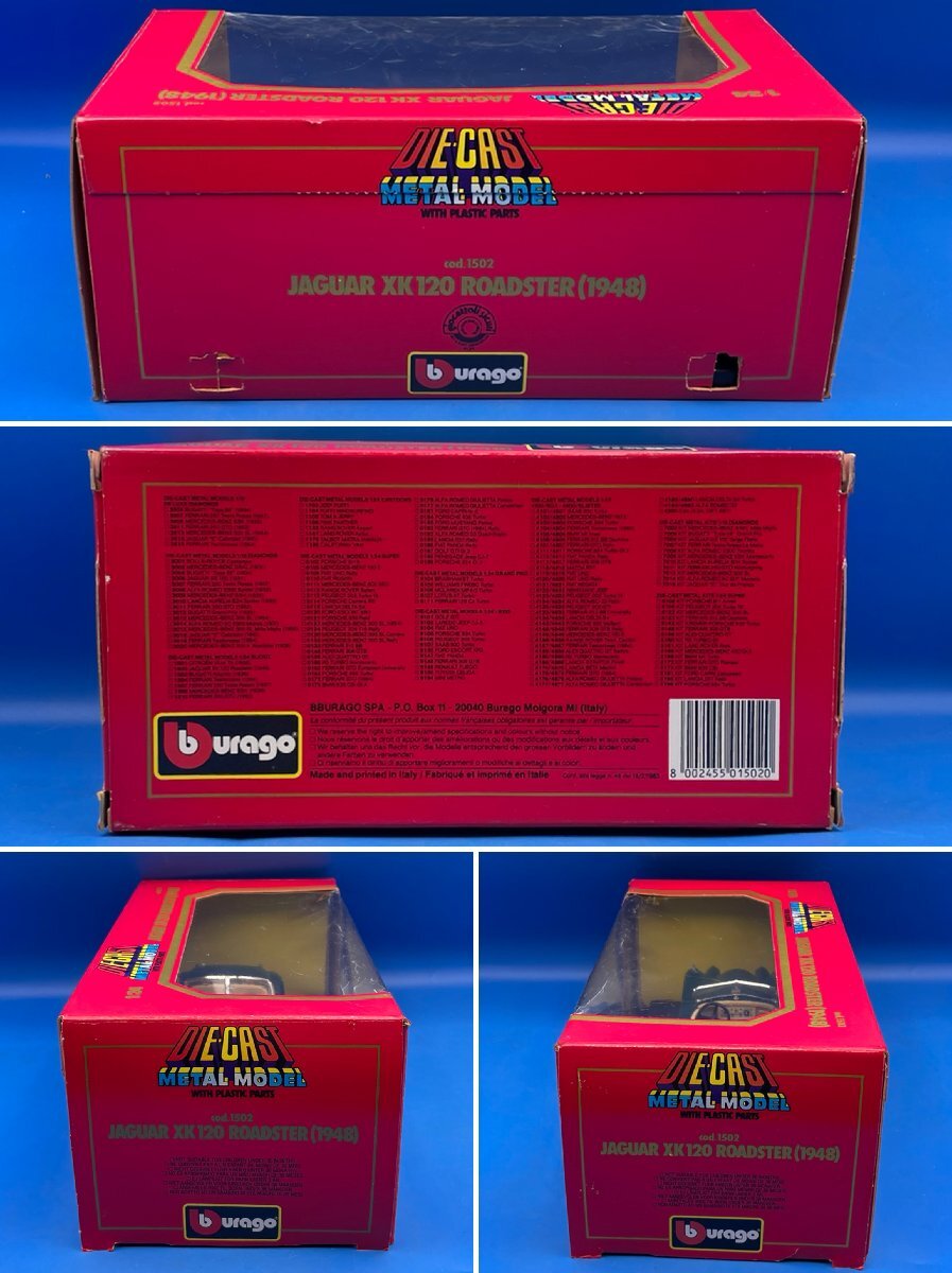 Yahoo!オークション - 4JK1105 ブラーゴ 1/24 ジャーガ― XK120 ロー...