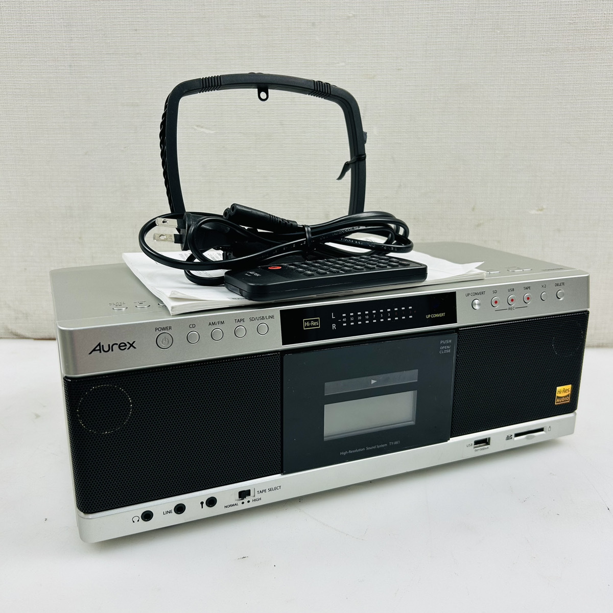 Yahoo!オークション - TOSHIBA Aurex CDラジカセ TY-AK1 東芝 オーレッ...