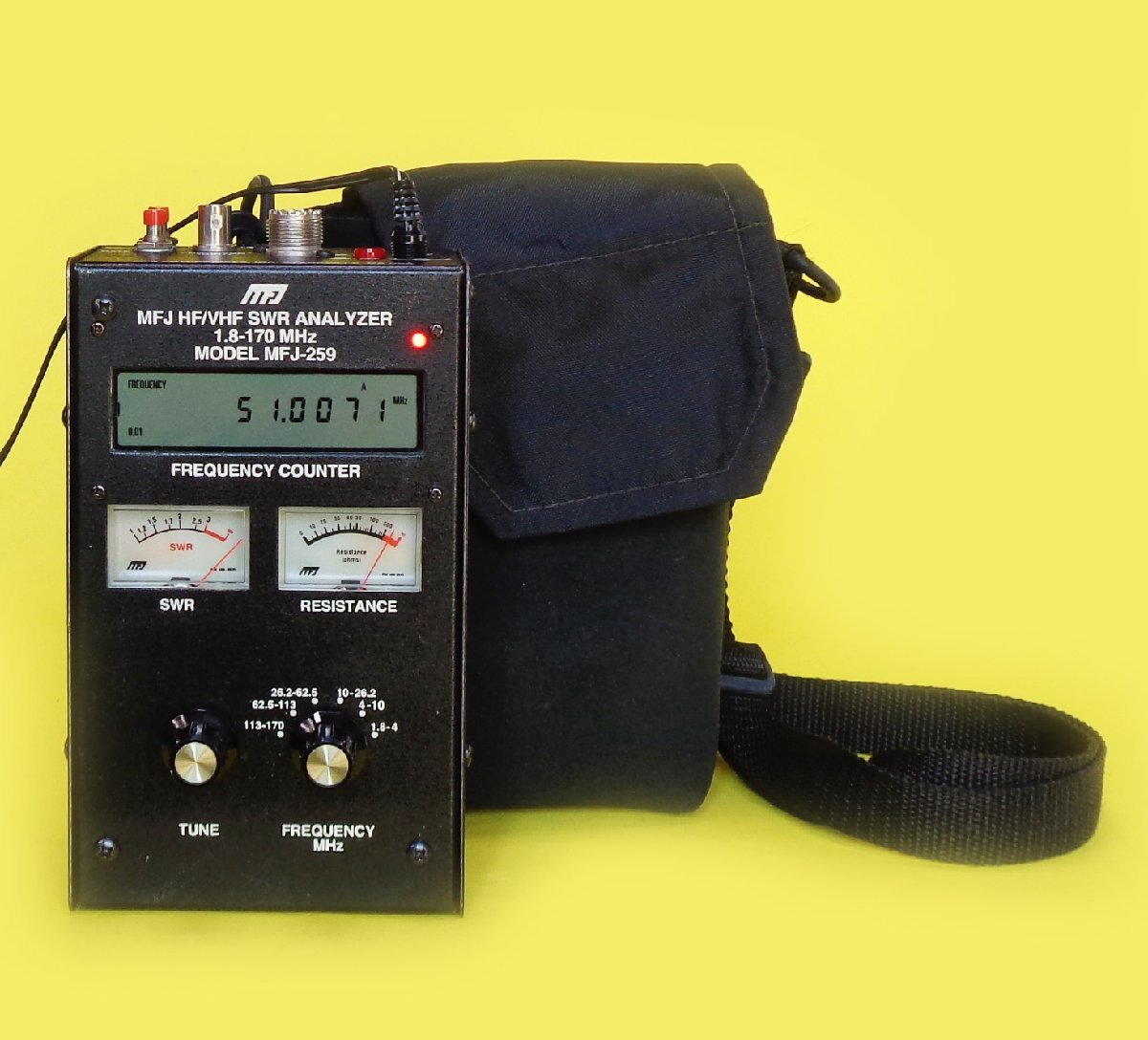 Yahoo!オークション - MFJ 1.8~170MHz SWRアナライザー MFJ-259