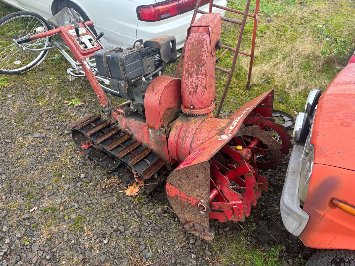 Yahoo!オークション - 旭川近郊発 ヤナセ 除雪機 8馬力 ジャンク 不動