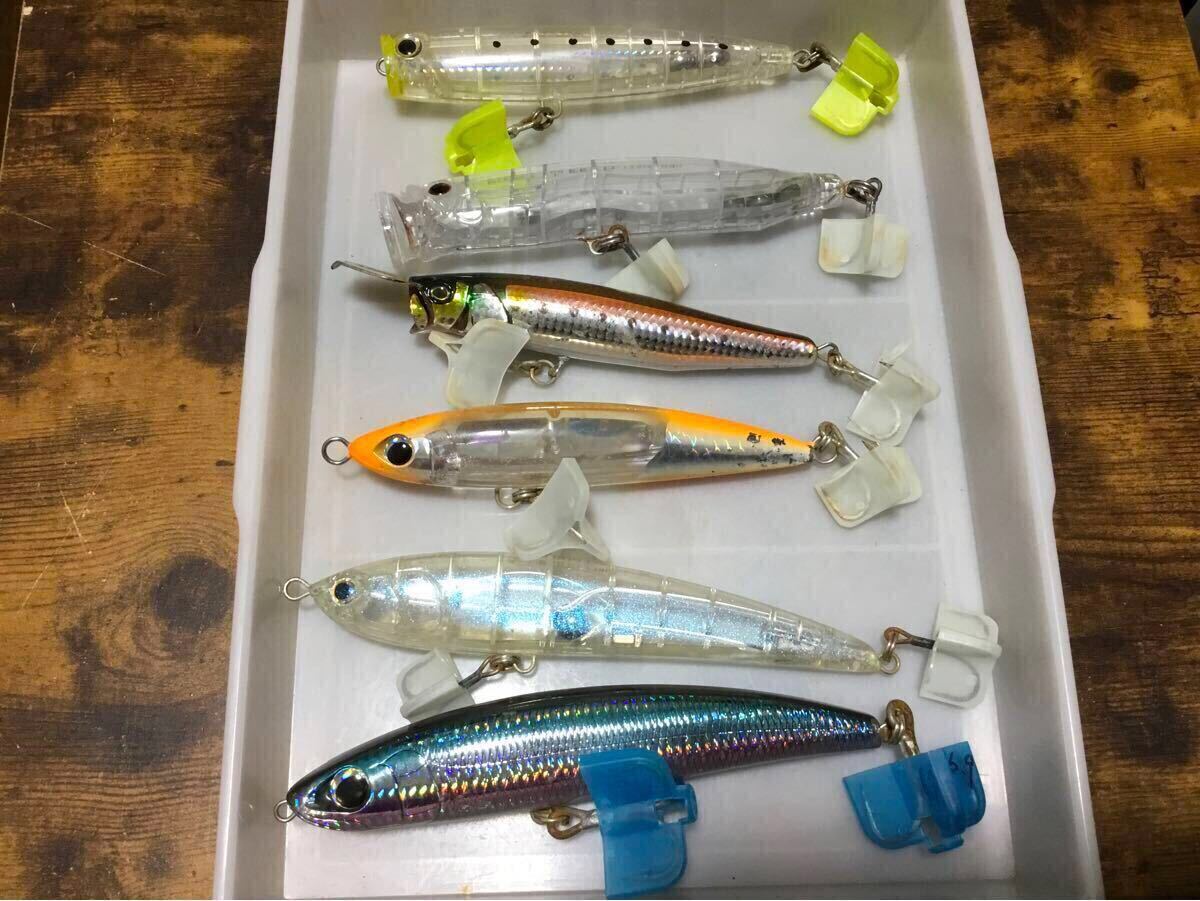 Yahoo!オークション - 青物/大型魚/約61g〜約108g/6点セット/(アオモノ...