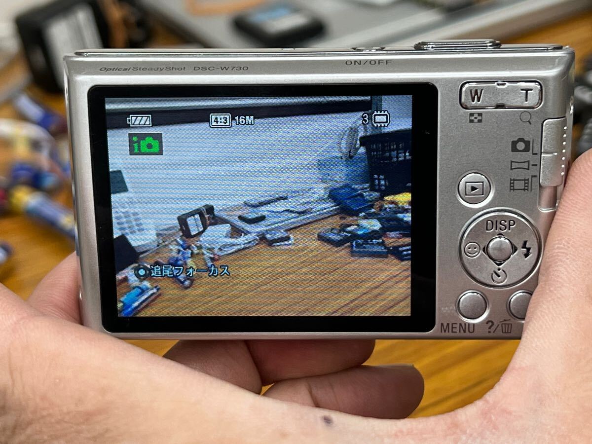 Yahoo!オークション - SONY ソニーデジタルカメラ Steadyshot DSC-W730...