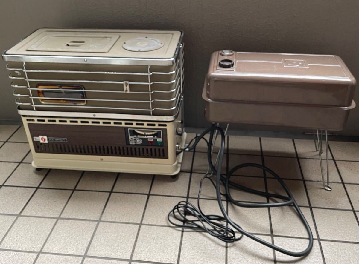 Yahoo!オークション - サンポット石油ストーブKSH - 15KF 対震自動消火...