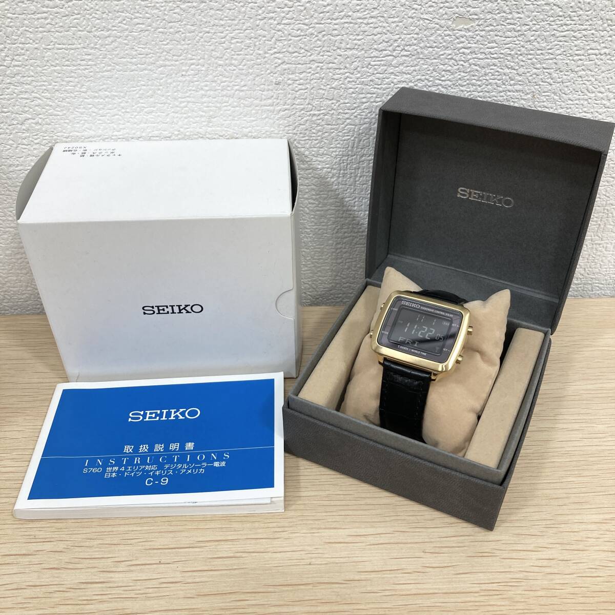 Yahoo!オークション - 稼働 箱付き / SEIKO セイコー スピリット S760-...