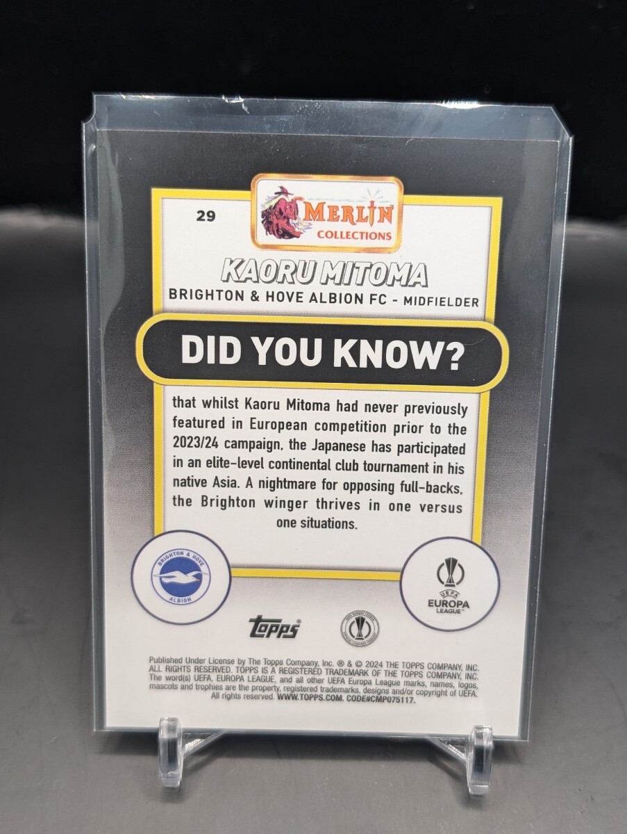 Yahoo!オークション - 250シリ 三笘薫 ブライトン Topps Merlin UCC 20...