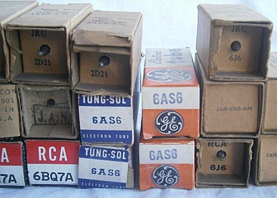 Yahoo!オークション - 6AS6 6J6 6BQ7A 9001 2D21 真空管各種21本セット