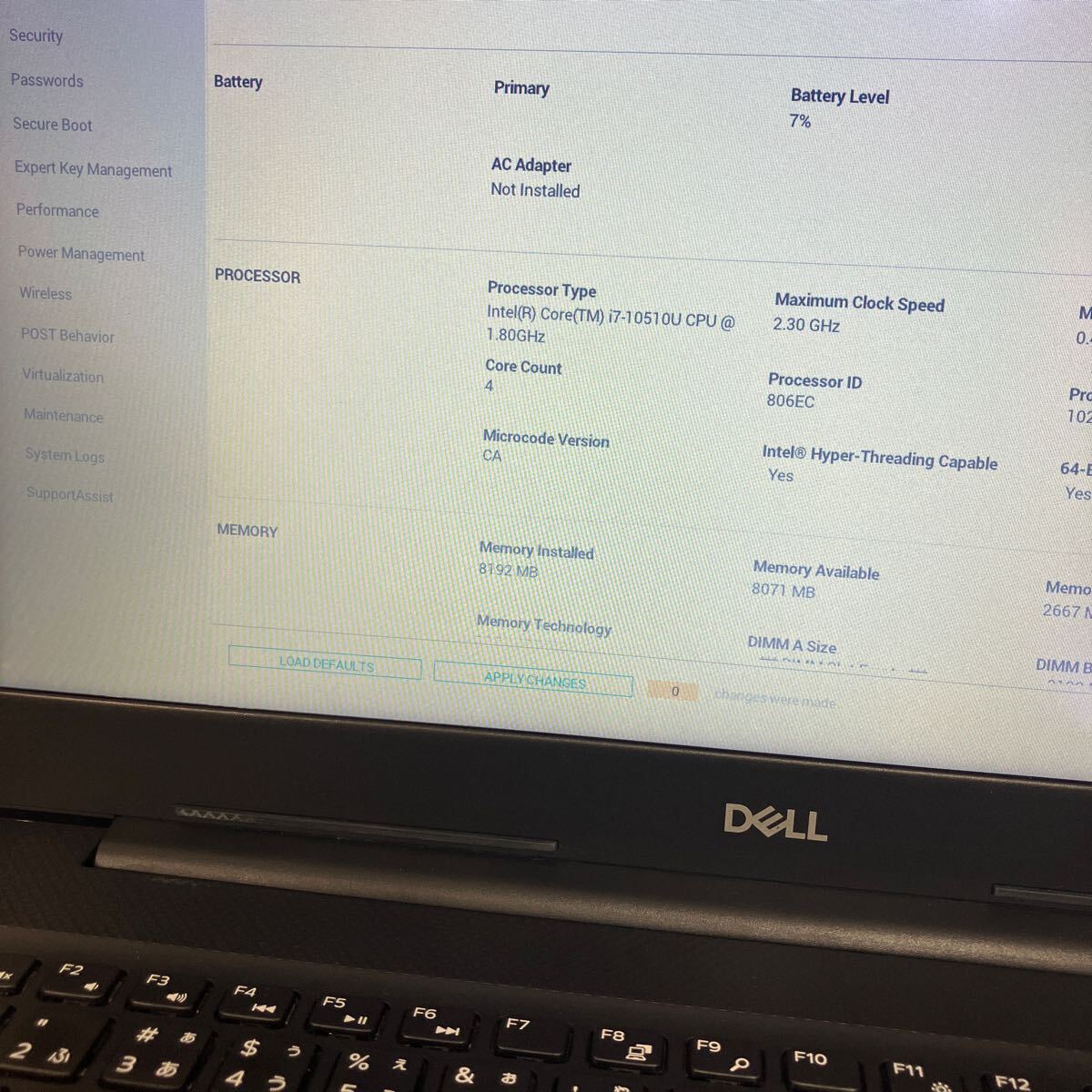 Yahoo!オークション - U33 DELL Vostro 3590 P75F Core i7 10510U メモ...