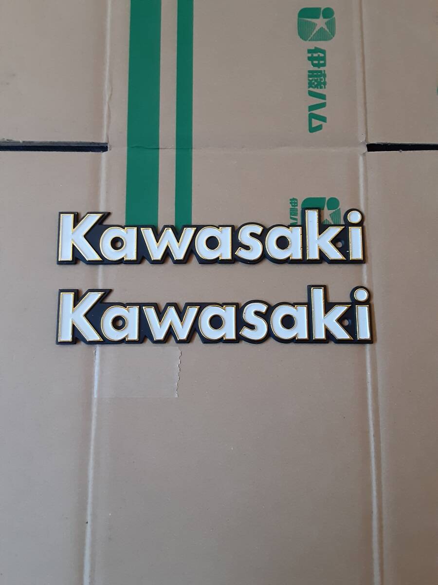 Yahoo!オークション - ロングピッチ タンクエンブレム カワサキ kawasa...