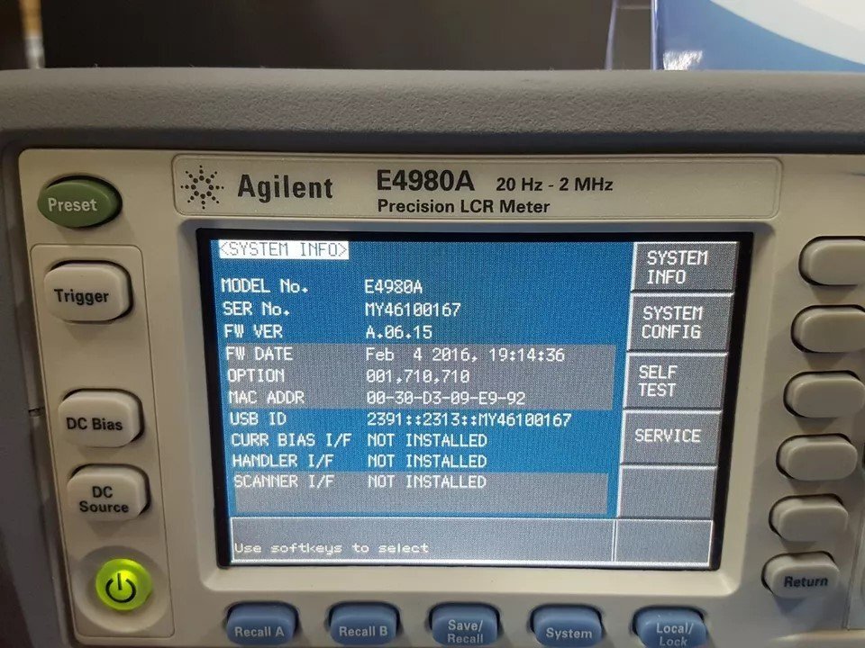 Yahoo!オークション - [NBC] Agilent E4980A プレシジョンLCRメータ 20...