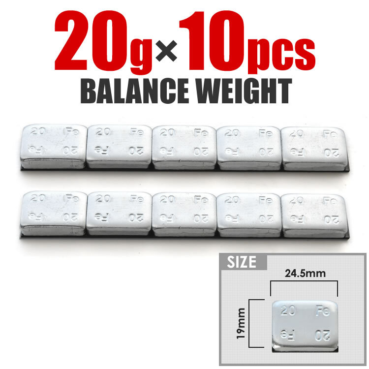 Yahoo!オークション - ホイール ウエイト バランスウエイト 200g 20g×...