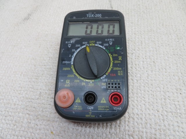Yahoo!オークション - オーム電機 TDX-200 デジタルマルチテスター 計...