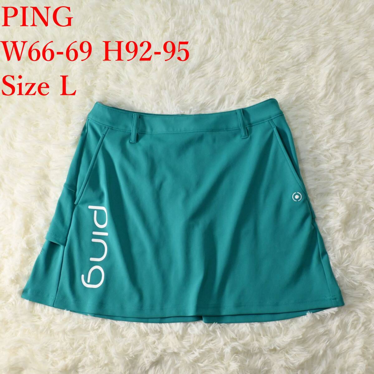 Yahoo!オークション - G3 サイズL W66-69 H92-95 PING ピン 緑 スカート