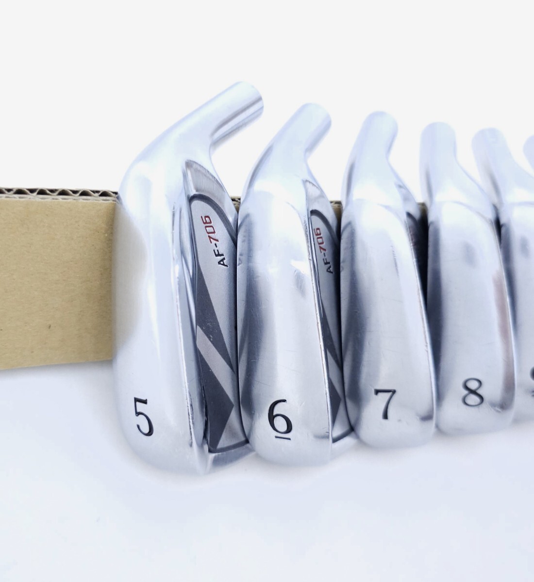 日本代購代標第一品牌【樂淘letao】－EPON AF 706 アイアン 8個セット 5i~AW ヘッドのみ エポン 遠藤製作所 レア AF-706 飛びアイアン