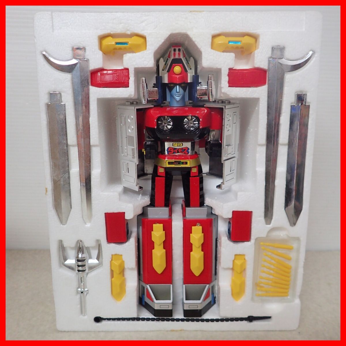 日本代購代標第一品牌【樂淘letao】－ポピー 超合金DELUXE 闘将ダイモス GA-85 DX DAIMOS 箱付き【20