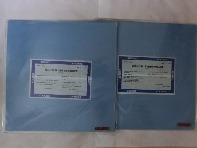 Yahoo!オークション - 私家盤 2LP 未使用 フルトヴェングラー／VPO ベ...