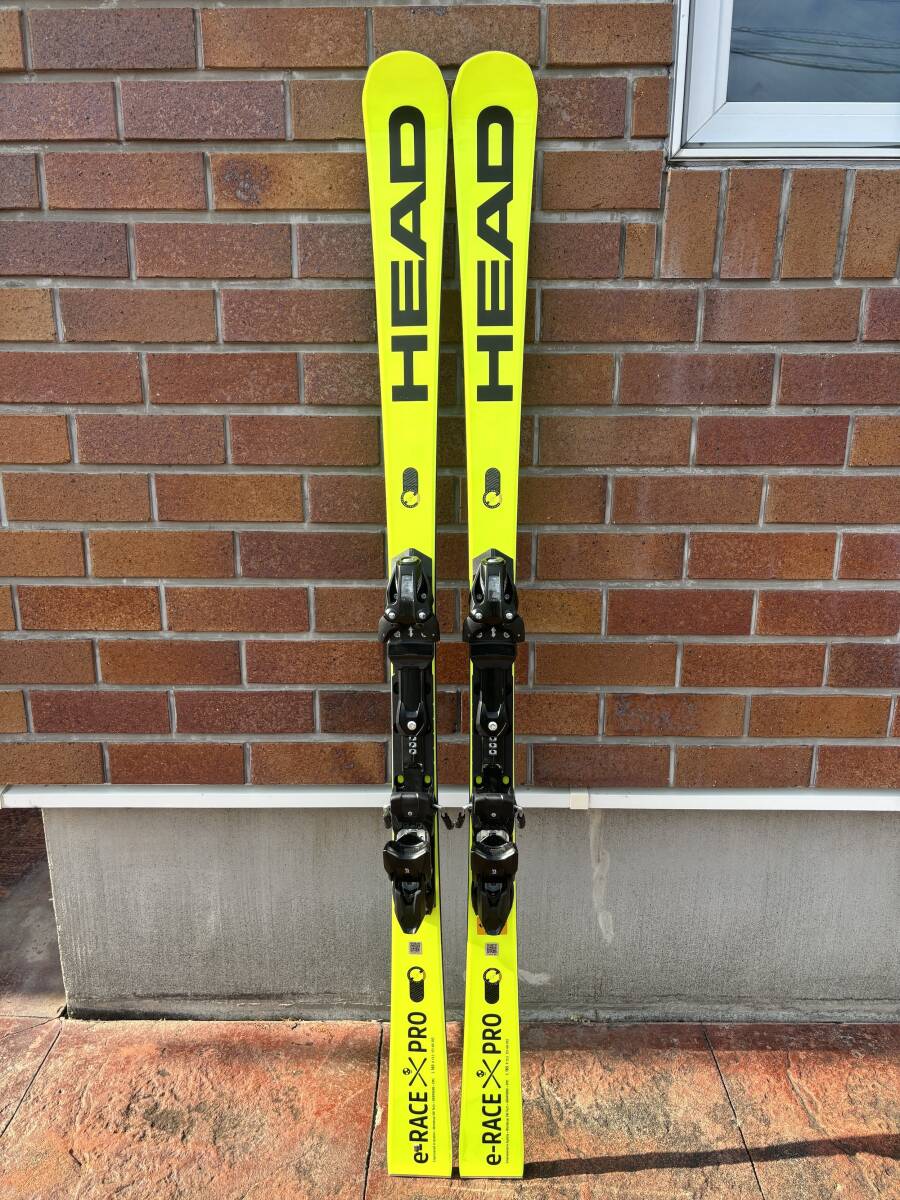 Yahoo!オークション - スキー板 ビンディング付 HEAD e-RACE PRO 165cm...