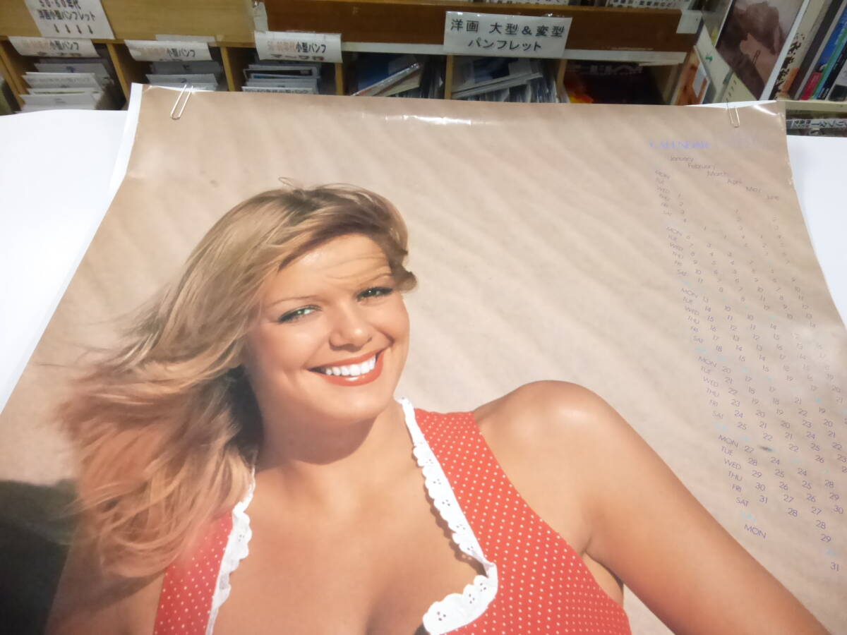 Yahoo!オークション - (667)巨乳・外国人美人モデル 1986年カレンダー...