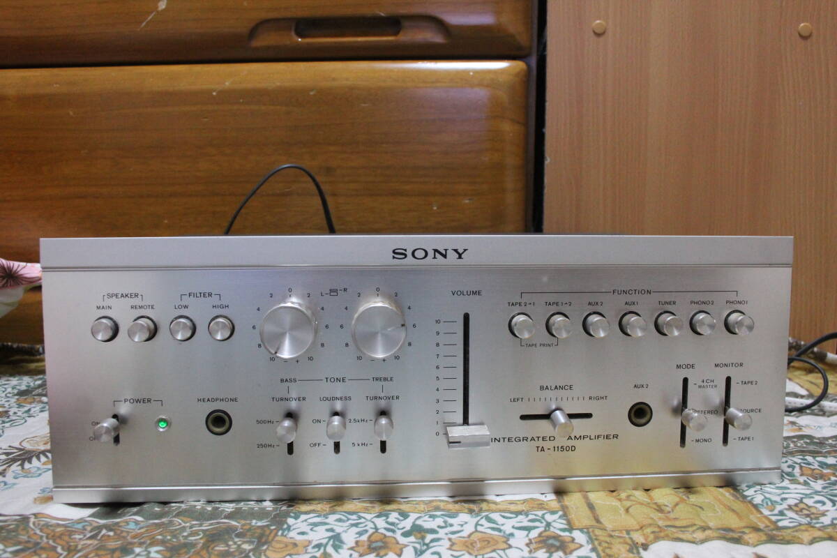 Yahoo!オークション - SONY プリメインアンプ TA-1150D 通電可 ジャン...