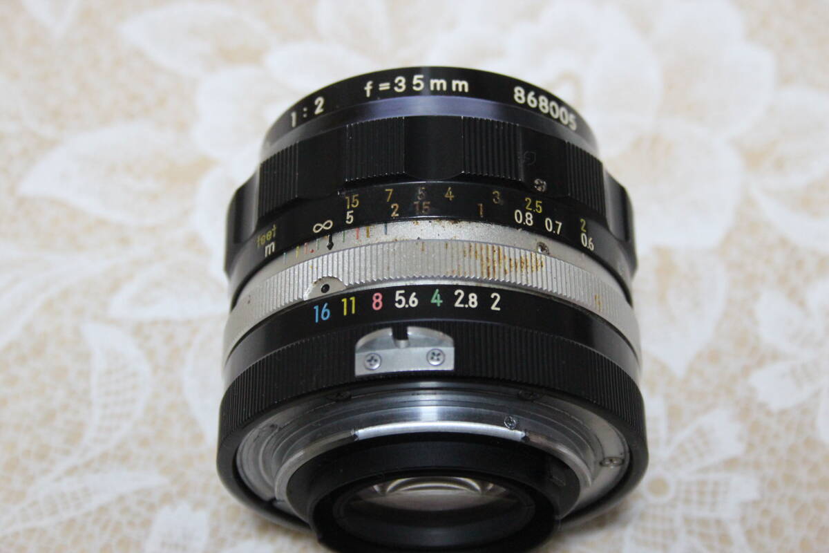 Yahoo!オークション - Nikon NIKKOR O・C Auto 35mm F2 非Ai 中古品