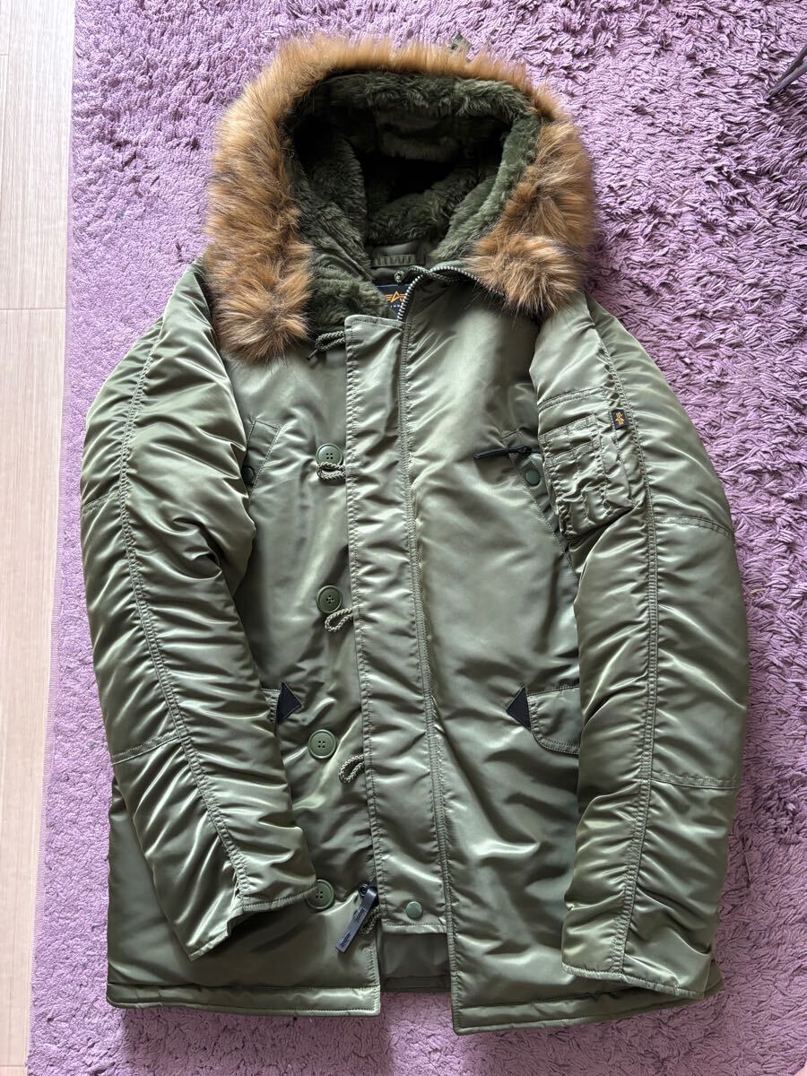 Yahoo!オークション - 美品 ALPHA N-3B JAPAN FIT/20094/Vintage Green...