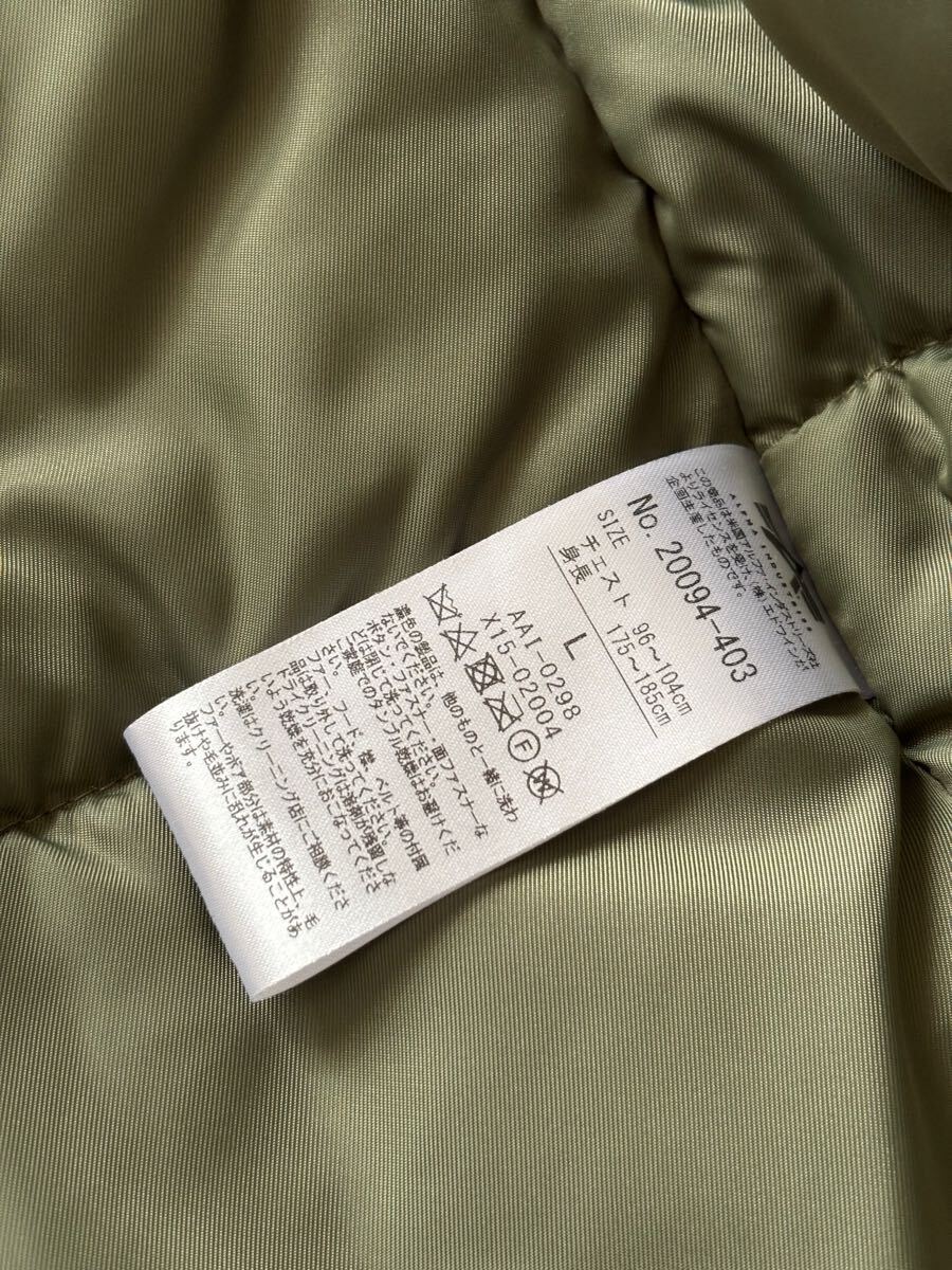 Yahoo!オークション - 美品 ALPHA N-3B JAPAN FIT/20094/Vintage Green...