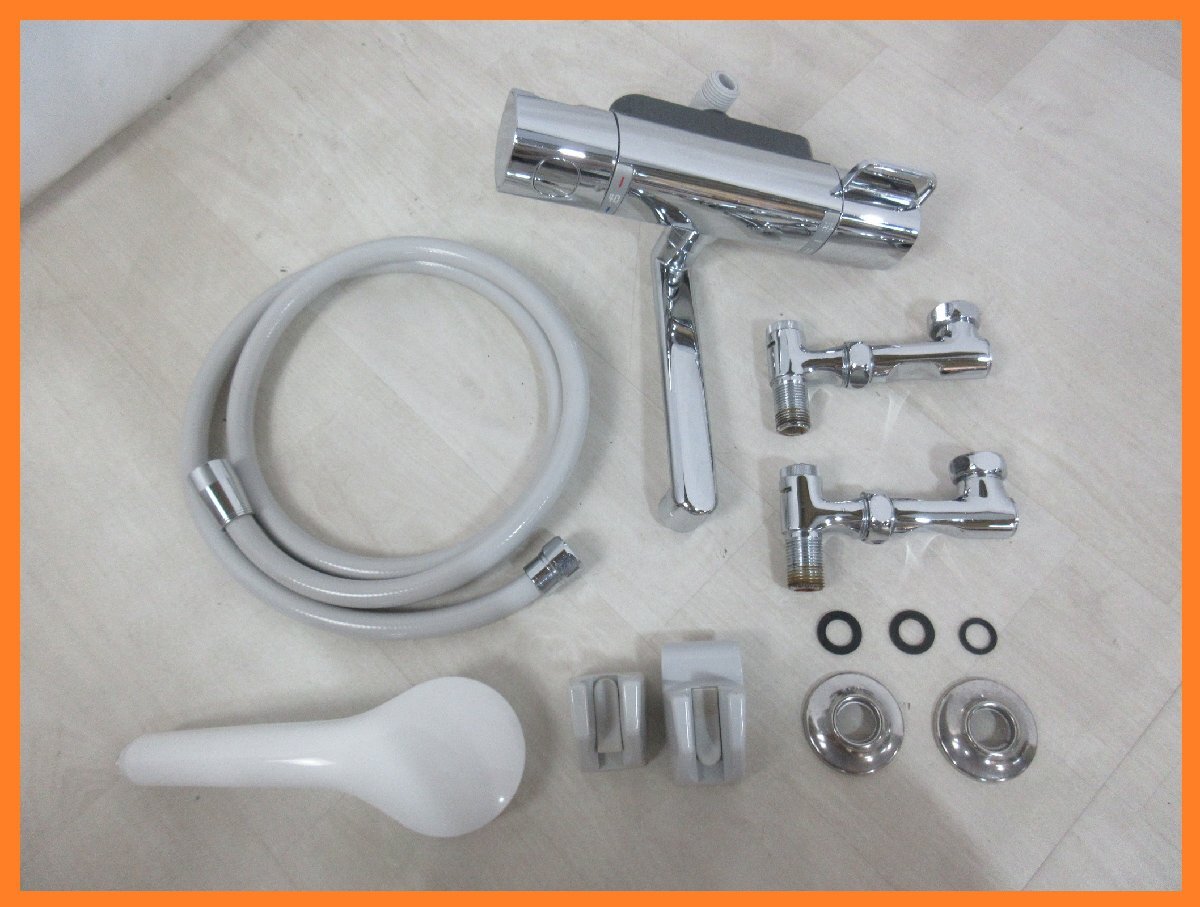 Yahoo!オークション - 6924 激安中古 KVK サーモスタット式シャワー水...