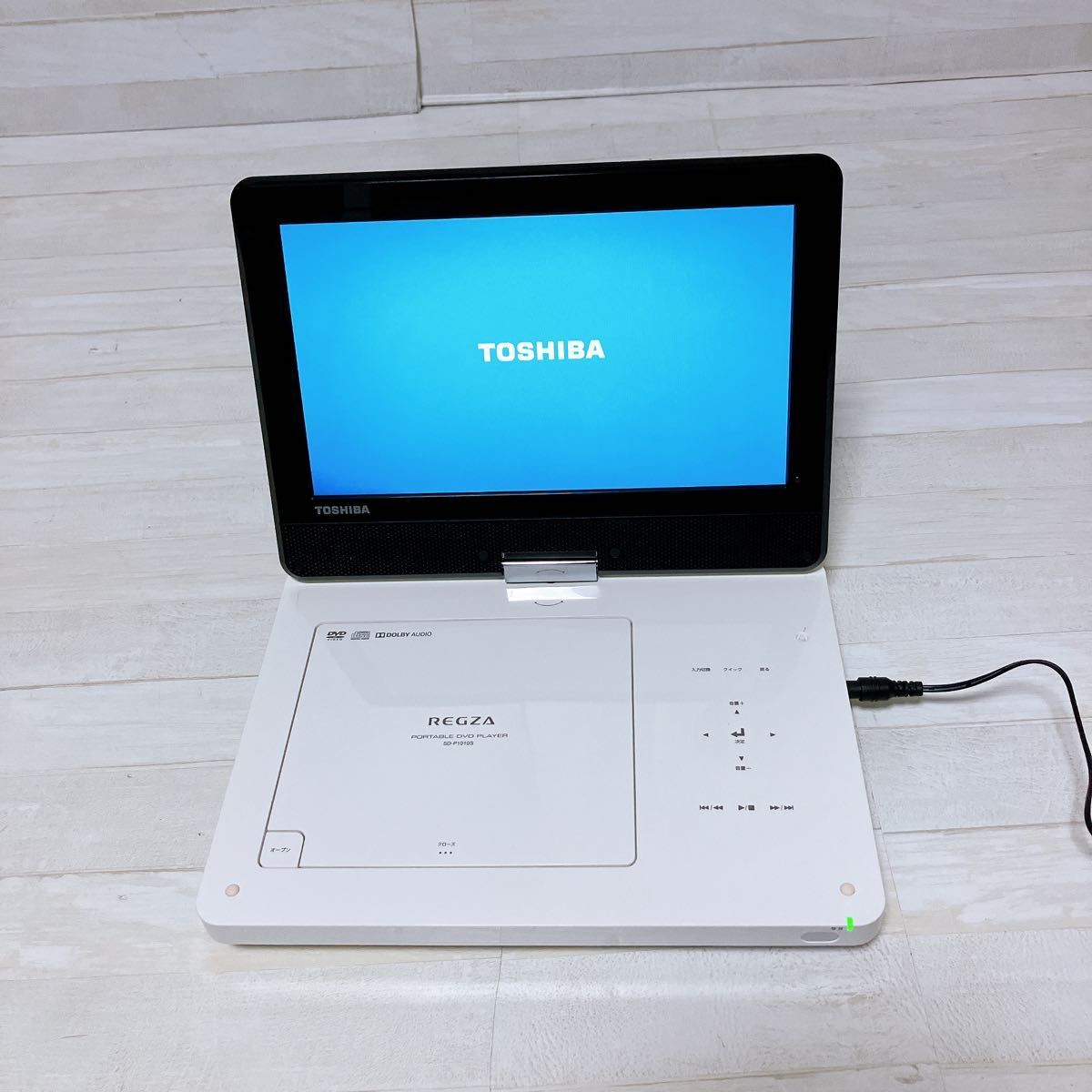 Yahoo!オークション - TOSHIBA 東芝 REGZA 10.1V型 ポータブルDVDプレ...