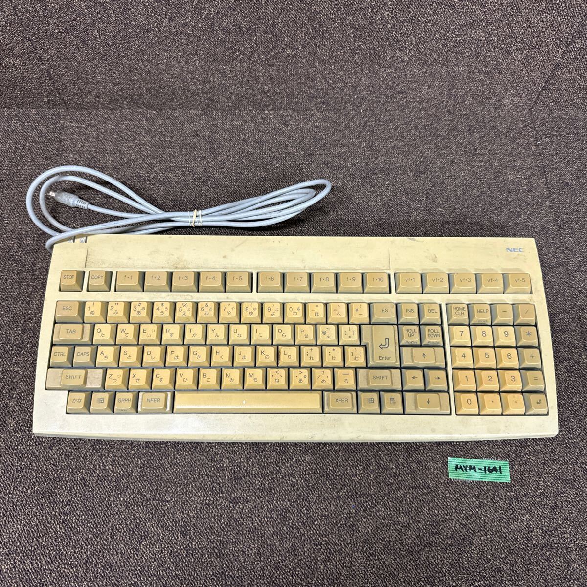 Yahoo!オークション - MYM-1641 激安 PC98 レトロ キーボード NEC CMP-...