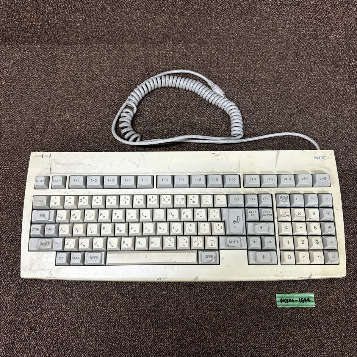 Yahoo!オークション - MYM-1644 激安 PC98 レトロ キーボード NEC CMP-...