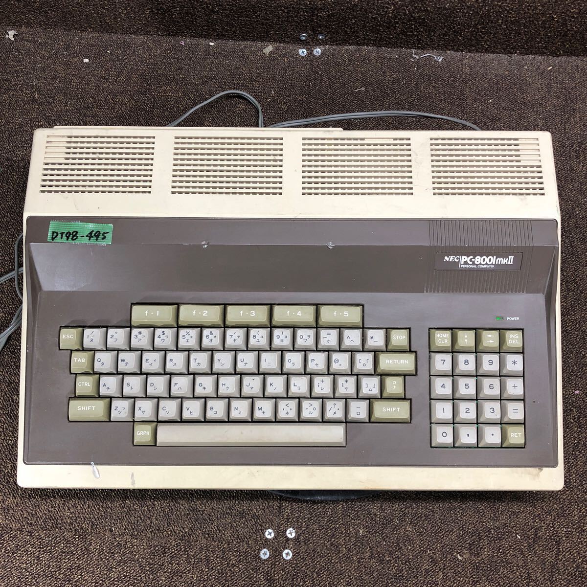 DT98-495 激安 パーソナルコンピュータ PC-8000シリーズ NEC PC-8001MKII 日本電気 レトロPC キーボード 通電確認済み ジャンク(パソコン)｜売買された ...