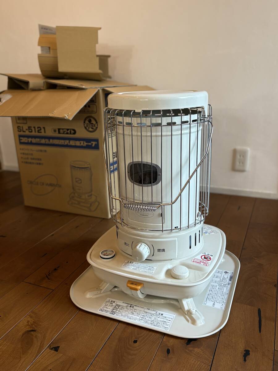Yahoo!オークション - 引き取り限定 コロナ SL-5121(W) 石油ストーブ ...