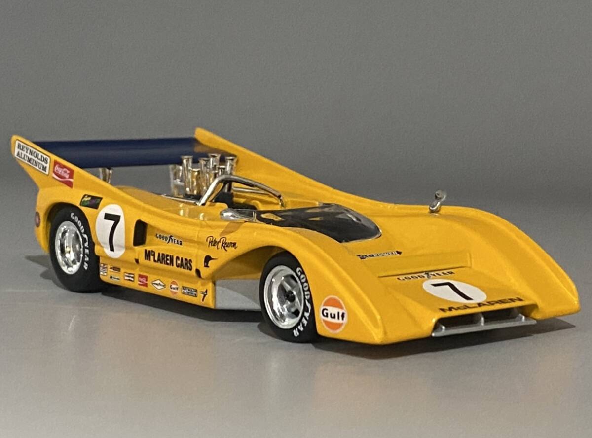 Yahoo!オークション - Minichamps 1/43 McLaren M8F Peter Revson #7 C...