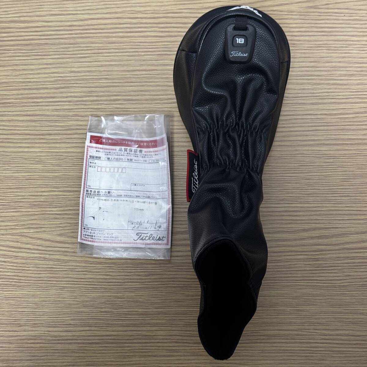 Yahoo!オークション - タイトリスト TSR2 5W 18° ヘッド カバー 取説 ...