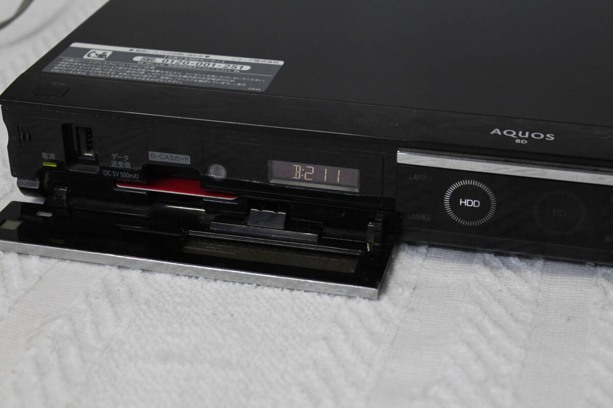 Yahoo!オークション - 【1101A】(3117) SHARP シャープ ブルーレイレコ...