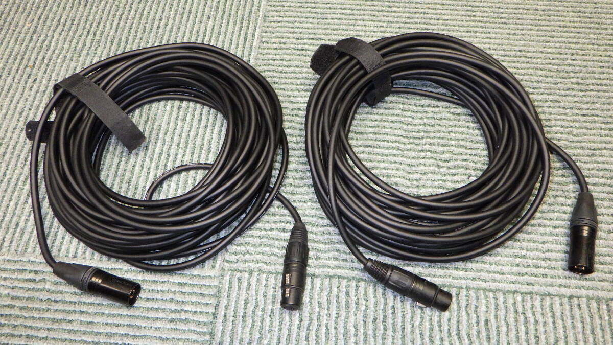 Yahoo!オークション - CANARE マイクケーブルL4E6S 黒 15m 2本セット ...