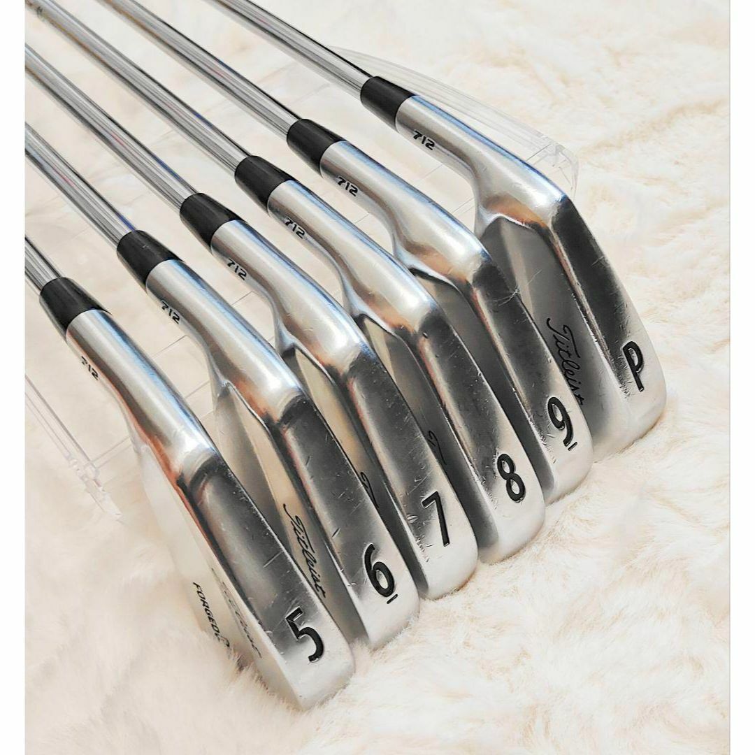 Yahoo!オークション - レフティー タイトリスト 712MB アイアンセット ...