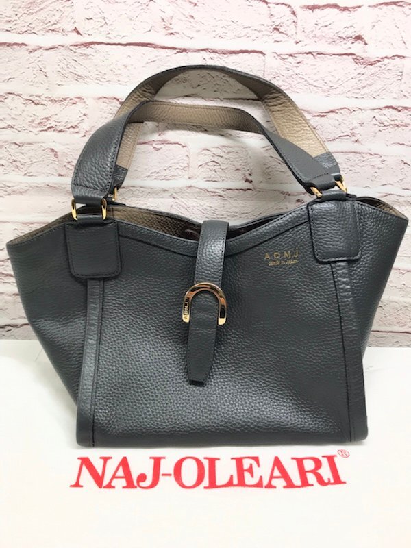 Yahoo!オークション - ADMJ エーディーエムジェイ ハンドバッグ 241018...