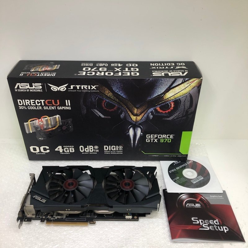 Yahoo!オークション - ASUS グラフィックボード STRIX-GTX970-DC2OC-4G...