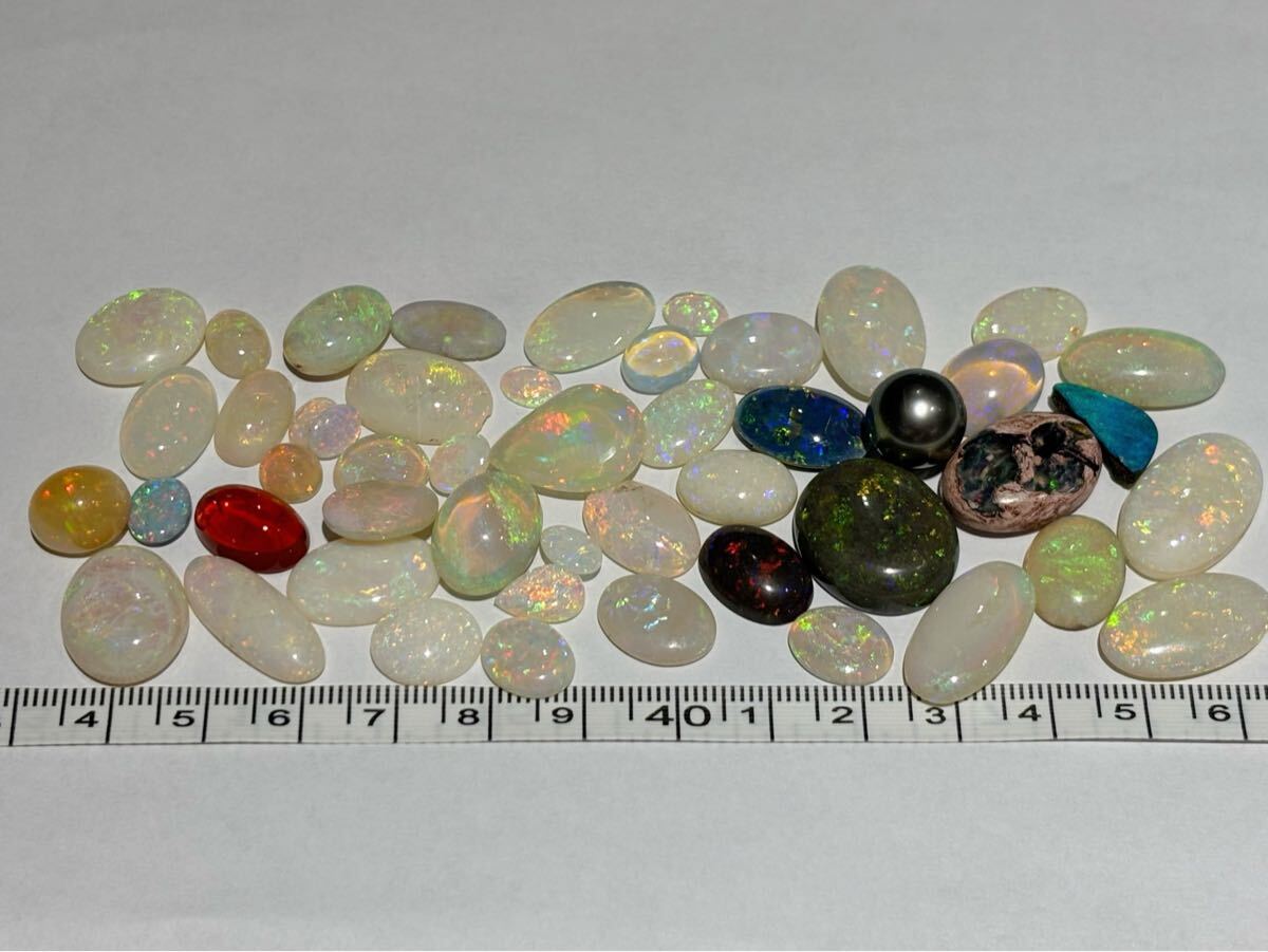Yahoo!オークション - ルース 裸石 素材 オパール まとめ売り 195.3ct...