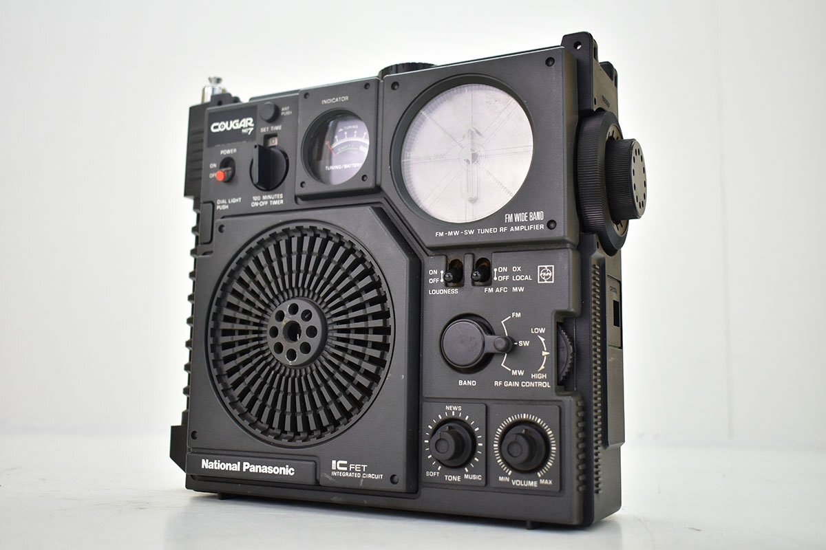 Yahoo!オークション - National Panasonic RF-877 COUGAR No.7 BCLラジ...