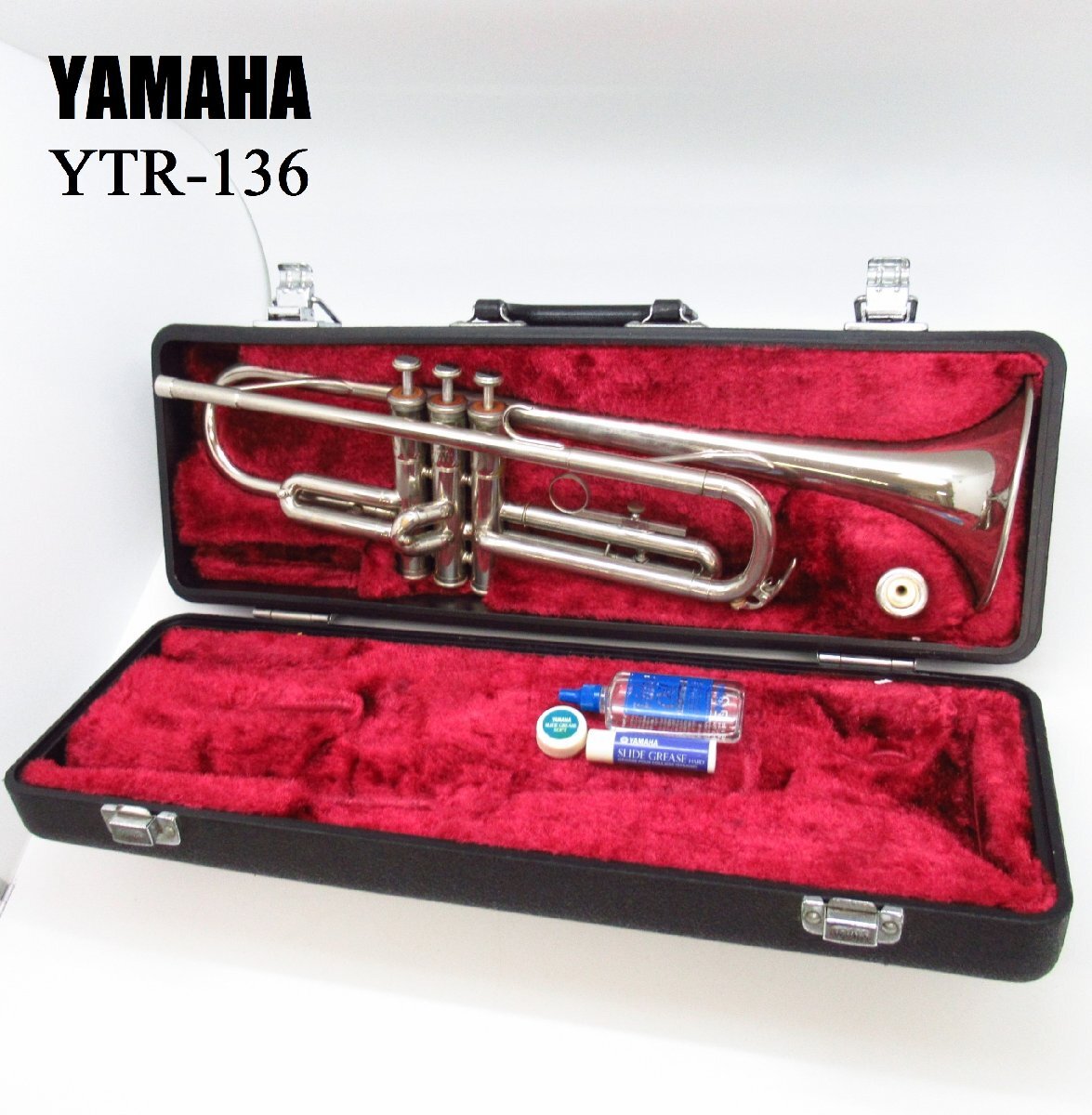 Yahoo!オークション - YAMAHA トランペット YTR-136 ヤマハ ケース付き...