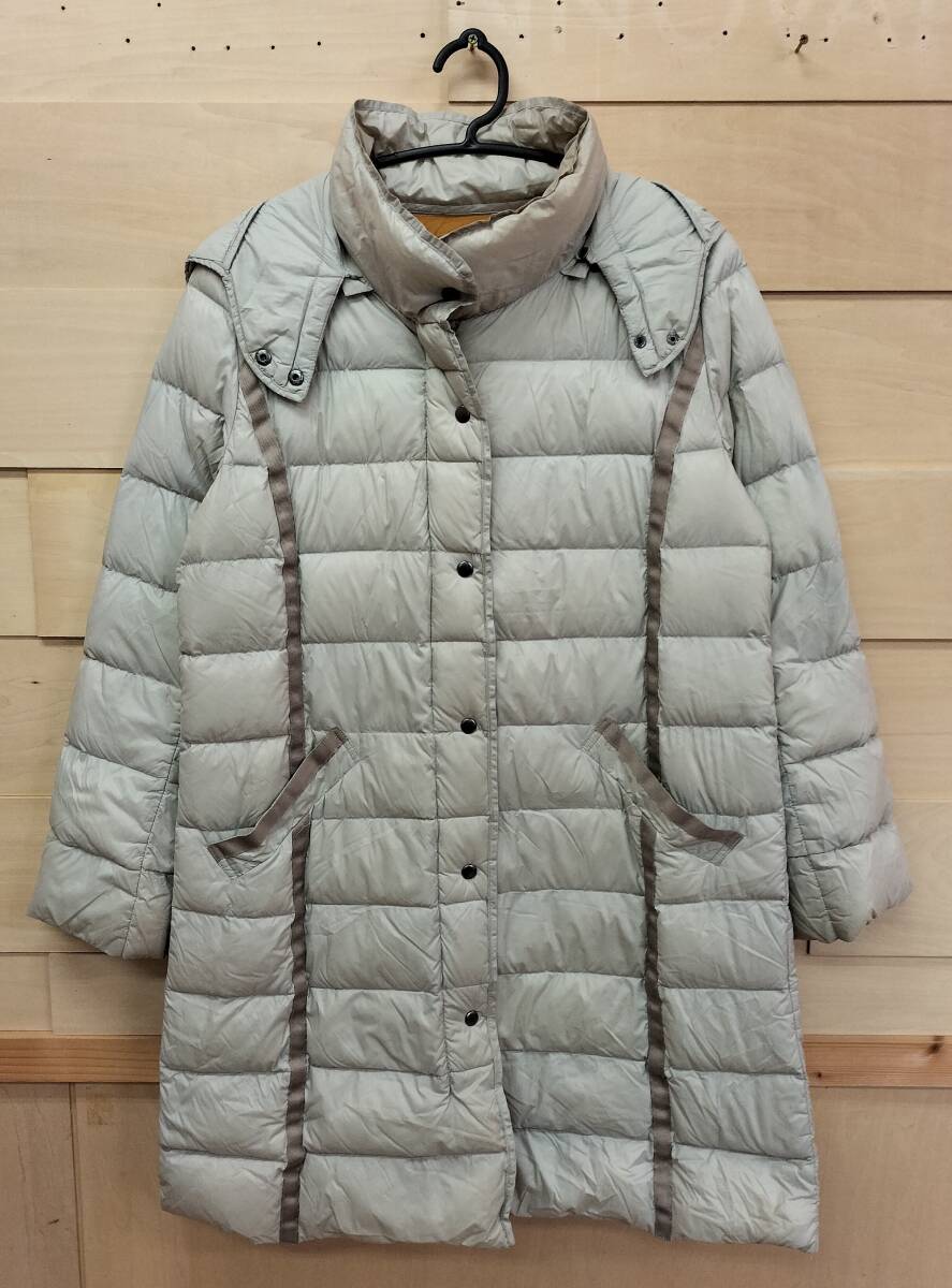 Yahoo!オークション - ZAZA ザザ ダウンコート カーキベージュ Mサイズ...