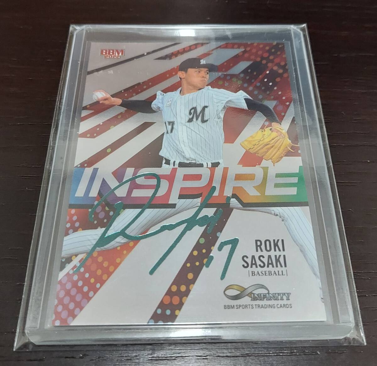 Yahoo!オークション - 2022BBM佐々木朗希90枚限定緑箔プリントサインシ...