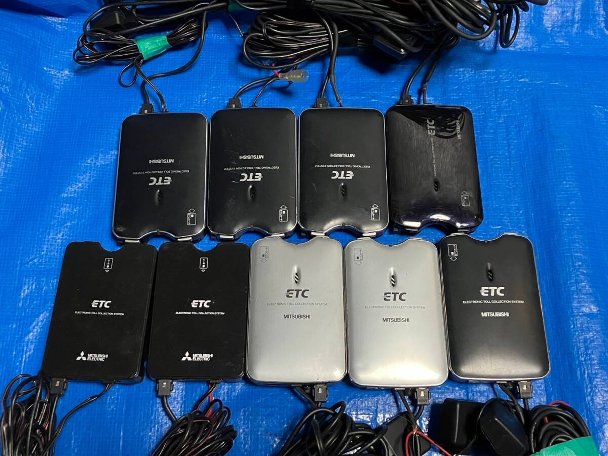 Yahoo!オークション - 軽自動車外し ETC 9個セット 三菱電機 アンテナ...