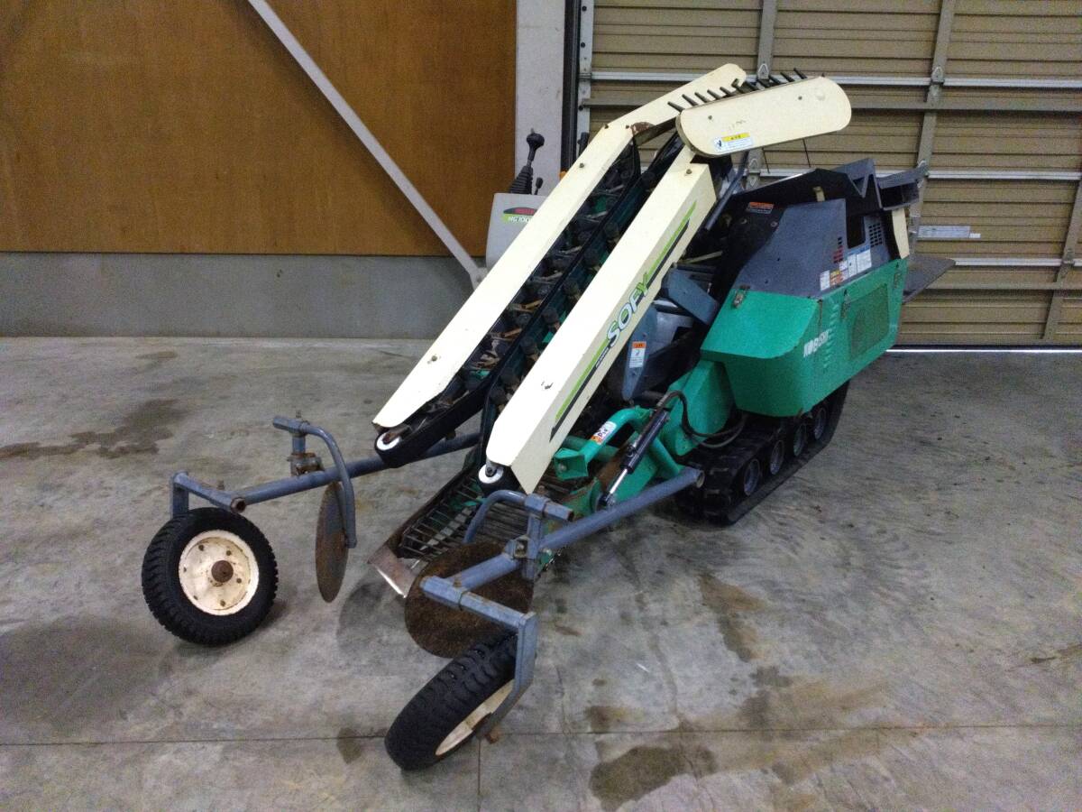 Yahoo!オークション - 福島 コバシ ねぎ収穫機 HG100MA 2417時間 1条 8...