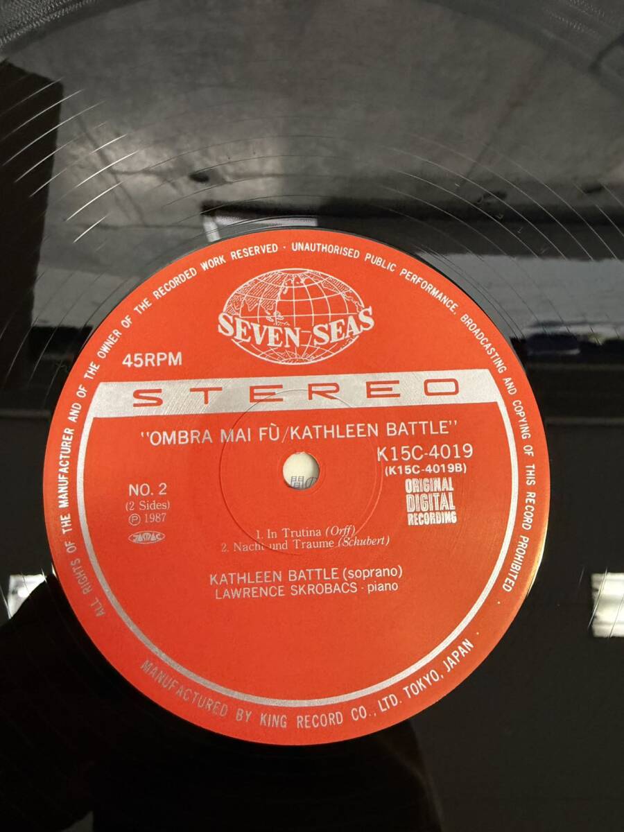 Yahoo!オークション - レコード/LP/帯付12LP/キャスリーン・バトル/KAT...