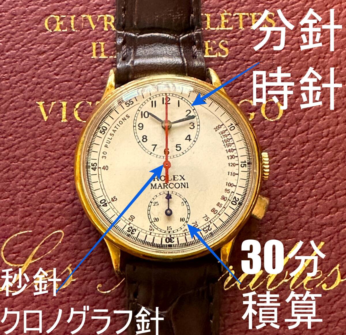 OH済【ロレックス マルコーニ クロノグラフ ドクターズウォッチ OH済【ロレックス マルコーニ クロノグラフ ドクターズウォッチ